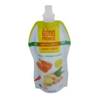 China Custom Stand Up Pouches with Plastic Spout for Juice Liquid Food 100um Thickness for sale