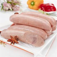 China Natural Colour Edible Collagen Protein Sausage Casings 15mm to 50mm 14m Strand for sale