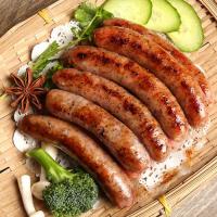 China Edible Collagen Sausage Casing 15mm to 36mm for Smoked Sausages 15m Strand for sale