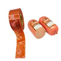 China Customs Sizes Logo Printed Polyamide Material Plastic Sausage Casings for sale