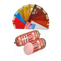 China Custom Flexography Printing High Barrier Sausage Casings 165mm 5 Layer Nylon Food Grade for sale