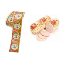 China Wate Based Ink Colorful Flexography Printed Sausage Casing For Meat Sausages for sale
