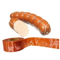 China Moistureproof Custom Logo Flexography Printing Plastic Sausage Casing 40um-80um for sale
