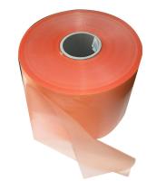 China Custom Logo Printed PVDC Sausage Casing Film 20-60um Thickness High Barrier Food Packaging Material for sale