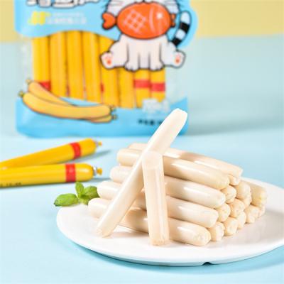 China Custom Logo PVDC Plastic Sausage Casing Film 20-60um Thickness with 20% Shrinkage for Meat Packaging for sale