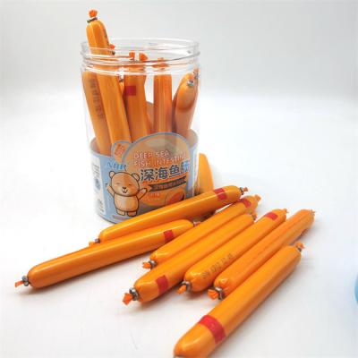 China Custom Logo PVDC Sausage Casing Film 20-60um Thickness with High Barrier Properties for Meat Processing for sale