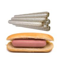 China Food Grade Transparent Cellulose Sausage Casing 55ft Easy Peel for Hotdogs for sale