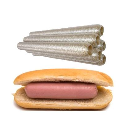 China Food Grade Transparent Cellulose Sausage Casing 55ft Easy Peel for Hotdogs for sale