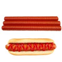 China Custom Size Red Cellulose Sausage Casings 55-95 Feet Length for Frankfurt Sausages with FDA & ISO Certification for sale