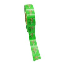 China 5 Layers Printed LOGO Customized Plastic Sausage Casings for sale