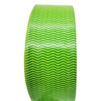 China Custom LOGO Printing OEM Sausage Packaging Materials Green Colour Sausage Plastic Casing for sale