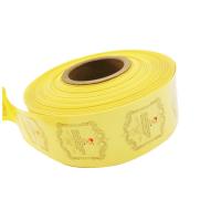 China Yellow Durable Printed Plastic Sausage Casings 20mm-160mm PA/PE Co-extrusion for sale