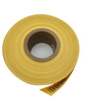 China Yellow Durable Printed Plastic Sausage Casings 20mm-160mm PA/PE Co-extrusion for sale