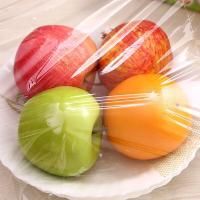 China Food Grade PVC Cling Film 9-12um High Strength Transparent Wrap for Fresh Produce for sale