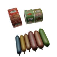 China Food Grade OEM Printed Plastic Sausage Casings Colored 30um-80um Thickness for sale