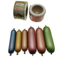 China Food Grade HALAL Certified Nylon Sausage Casing 40-180mm Custom Logo Printed for Smoked Meat Sausages for sale