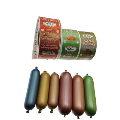 China Kingred Customized Brand Printing Matte Plastic Sausage Casings for Meat Packaging for sale