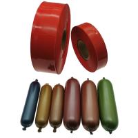China Customized Logo Printed Food Grade Plastic Sausage Casing Heat Resistant for sale