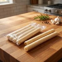 China Edible Collagen Sausage Casings 14mm Food Grade HALAL Certified Uniform Size Tender Taste Frankfurt Sausage for sale