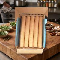 China Edible Collagen Sausage Casings 18mm Food Grade HALAL Certified Uniform Size Tender Taste Fresh Pork Sausage for sale
