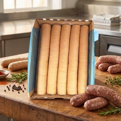 China Wholesale Food Grade HALAL Edible Uniform Size Collagen Casings For Sausages for sale