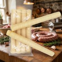 China Edible Collagen Sausage Casings 28mm Food Grade HALAL Certified Uniform Size Tender Taste Grilled Sausage for sale