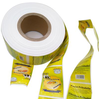 China Custom Printed Food Grade Plastic Sausage Casings 30-80um Thickness with 10-25% Shrinkage for Food Industry for sale