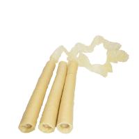 China Natural Colour Edible Collagen Protein Sausage Casings 15mm to 50mm 14m Strand for sale