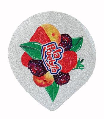 China OEM ODM Aluminum Foil Die Cut Lids 30-40 Microns for Yogurt Cups with Easy Peel Design for sale