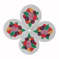China OEM ODM Aluminum Foil Die Cut Lids 30-40 Microns for Yogurt Cups with Easy Peel Design for sale