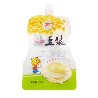 China 250ml Custom Printed Stand Up Pouch with Spout Top - Food Grade Liquid Packaging with 10-Color Printing for sale