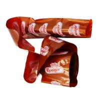 China Soft Temper Customized Printed High Barrier Plastic Sausage Casings 40-160um Thickness with 15% Increased Filling Capacity for sale