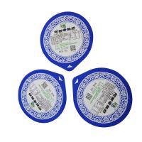 China 75μm Thickness Die Cut Aluminum Foil Lid with 10-Color Printing for 95mm Containers for sale