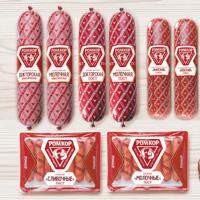 China Custom Printed Water Retention Plastic Sausage Casings 50-75um Thickness Nylon Roll for Luncheon Meat & Vienna Sausages for sale