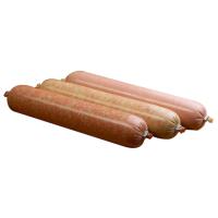 China Food Grade Stripe Printed Plastic Casings for Fish Sausage - 30-80um Thickness, 9-Color Custom Printing, FDA/ISO Certified for sale