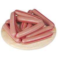 China Food Grade Stripe Printed Plastic Casings for Fish Sausage - 30-80um Thickness, 9-Color Custom Printing, FDA/ISO Certified for sale