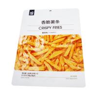 China Nitrogen Filled Food Packaging Bags 15g Stand Up Pouch with Zipper for Crispy Fries and Snacks for sale