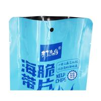 China 200g High Barrier Stand Up Food Pouch with Zipper Seal for Seafood Fried Crisp Packaging - ISO/SGS Certified for sale