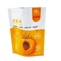 China Laminated Food Packaging Pouches 140um Thickness with Ziplock & Heat Sealing for 100g Capacity for sale