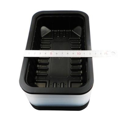China PET CPET Disposable Food Trays 200mm x 125mm with FDA SGS Certification for Fresh Meat Refrigeration Storage for sale