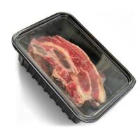 China PET CPET Disposable Food Trays 200mm x 125mm with FDA SGS Certification for Fresh Meat Refrigeration Storage for sale