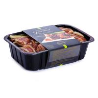 China PET CPET Disposable Food Trays 200mm x 125mm with FDA SGS Certification for Fresh Meat Refrigeration Storage for sale