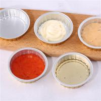 China Embossed Multi-Layer Aluminum Foil Lids for Yogurt Cups - 20-90 Micron Thickness, 34-133mm Diameter Range for sale