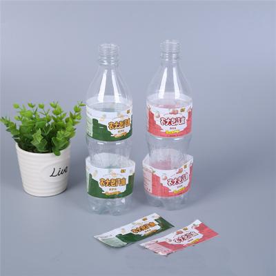 China Custom PP Shrink Sleeve Labels for Bottles - 50kg MOQ, Waterproof PVC/PET Materials, Custom Sizes for sale