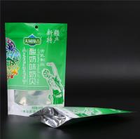 China Food Grade High Barrier Self Seal Stand Up Pouch Bags with Window - 50-140um Thickness, 100-1200mm Width Range for sale