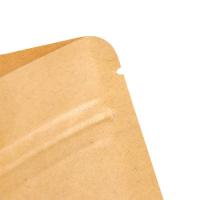 China Doy Pack Waterproof Kraft Paper Stand Up Ziplock Pouch - 50-140um Thickness, 100-1200mm Width Custom Sizes for sale