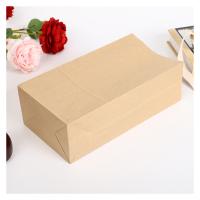 China Custom Printed Kraft Paper Bread Bags 50-140μm Thickness 100-1200mm Width OEM Packaging for sale