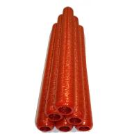 China Kingred Red Colour High Permeable Smoky Cellulose Casing Vegan Sausage Casing for sale