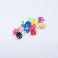 China Tabletop Educational Board Games Accessories Plastic Resin Dice for sale