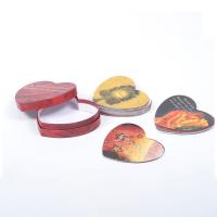 China Waterproof PVC Learning Game Cards Hot Stamping LOVE Shape for sale